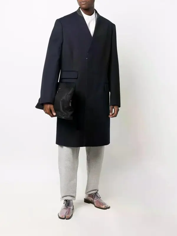MAISON MARGIELA Mid-length Collarless Coat