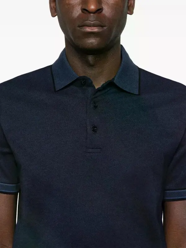 Canali Piqué Polo Shirt
