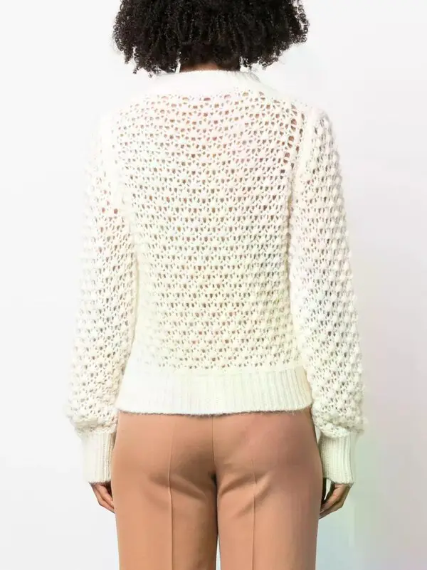 Fabiana Filippi Open Knit Long-sleeve Jumper