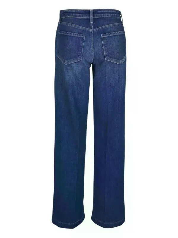 L'Agence Washed Effect Jeans