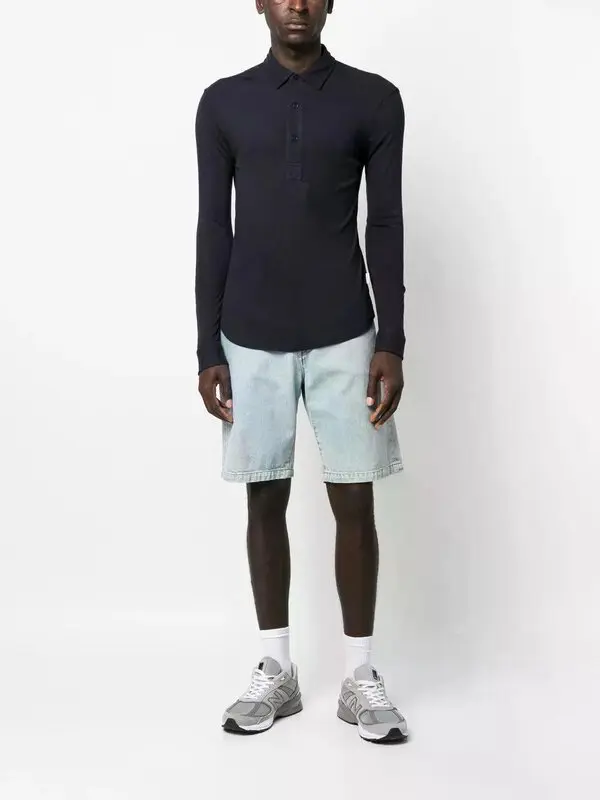 Orlebar Brown Button-front Long-sleeved Polo Shirt