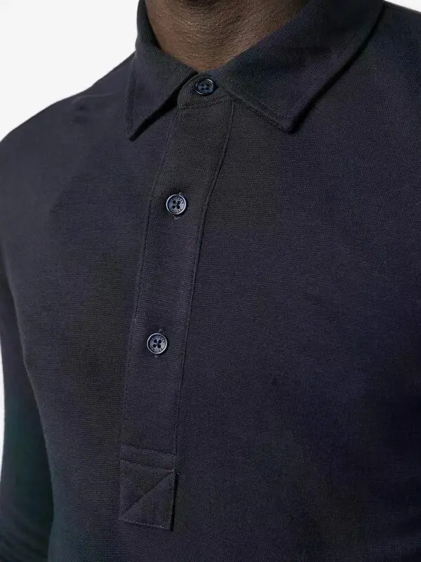 Orlebar Brown Button-front Long-sleeved Polo Shirt