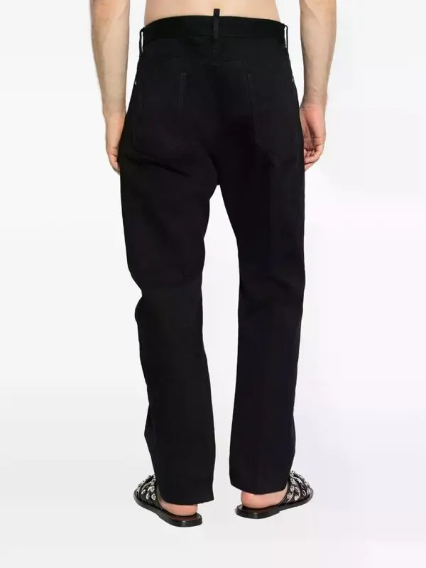 Dsquared2 Cotton Wide Leg Jeans