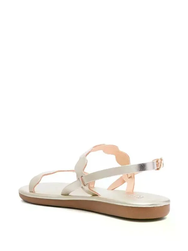ANCIENT GREEK SANDALS Open-toe Slingback Sandals - Gold