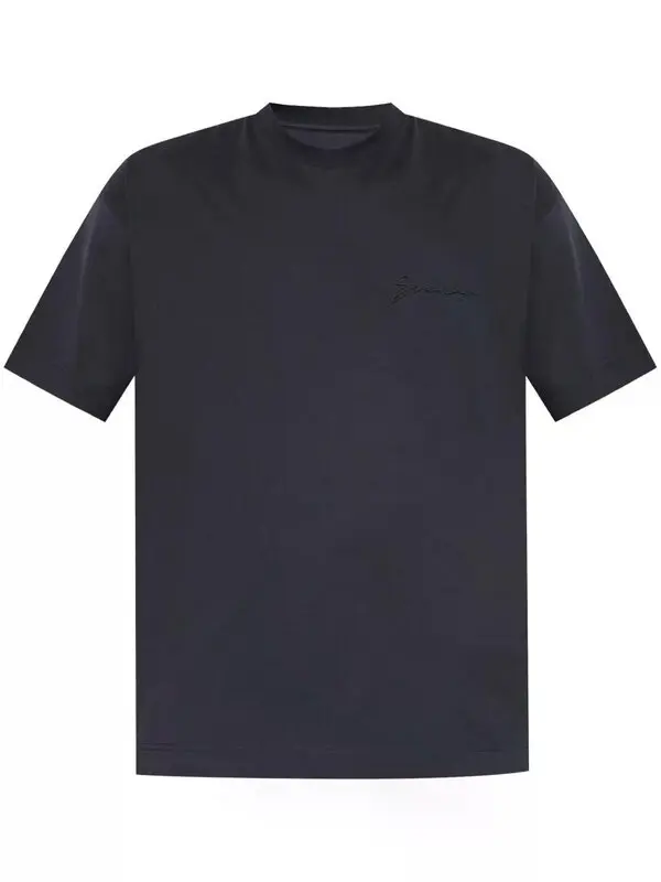 Givenchy Embossed-logo T-shirt - Blue