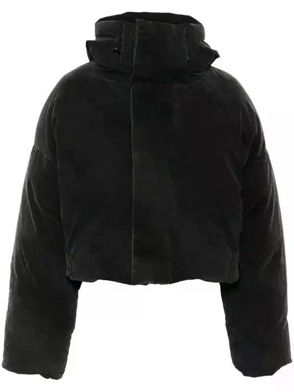 ENTIRE STUDIOS Hooded Puffer Jacket - Black