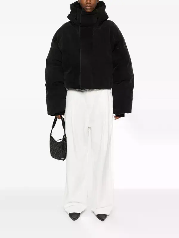 ENTIRE STUDIOS Hooded Puffer Jacket - Black
