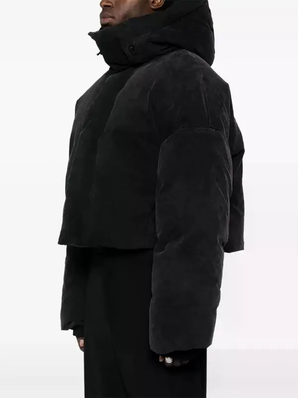 ENTIRE STUDIOS Hooded Puffer Jacket - Black