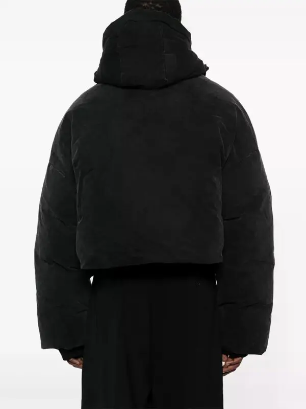ENTIRE STUDIOS Hooded Puffer Jacket - Black