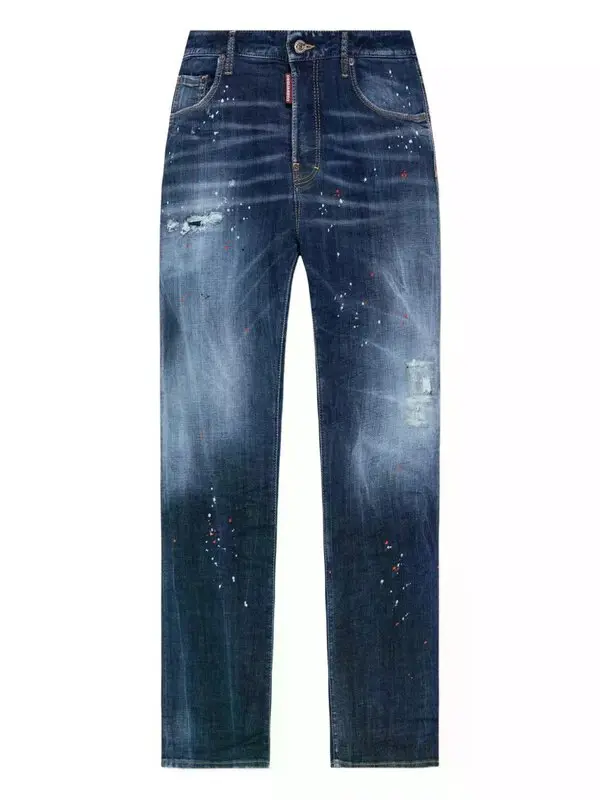 Dsquared2 642 Cotton Jeans - Blue