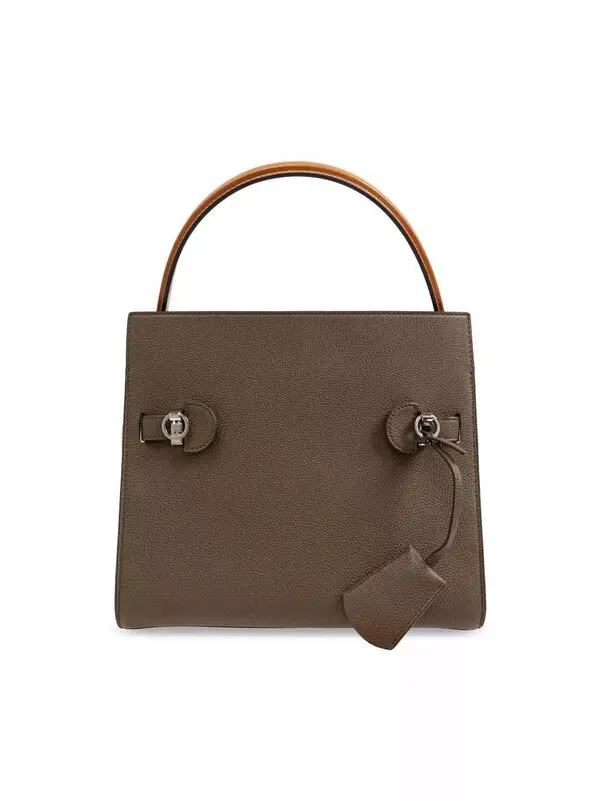Tory Burch Small Lee Radziwill Satchel - Brown