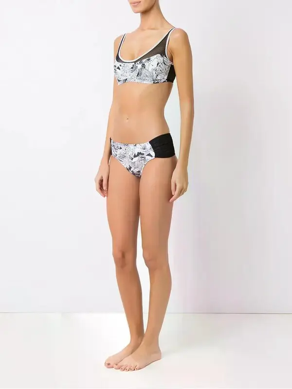 AMIR SLAMA Panelled Bikini Set