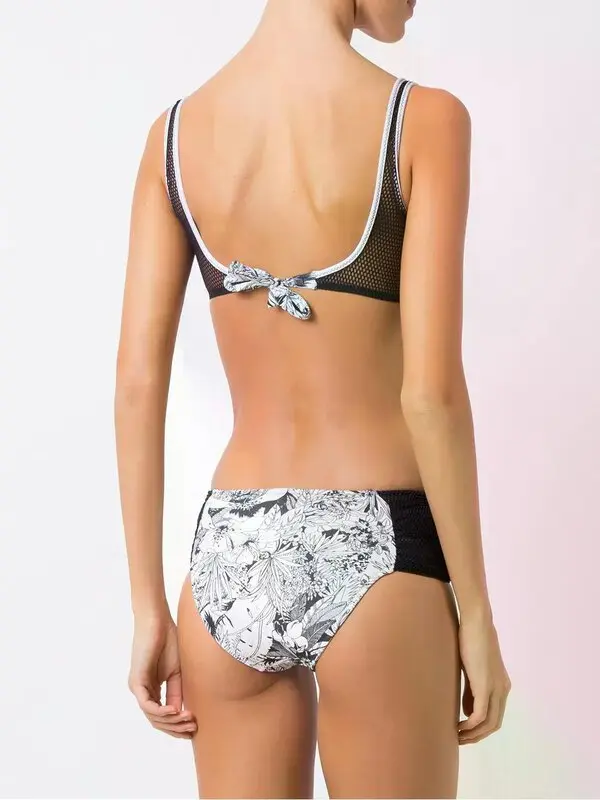 AMIR SLAMA Panelled Bikini Set