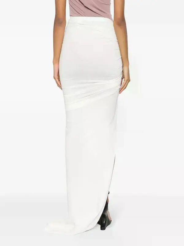 Rick Owens Gathered-detail Maxi Skirt