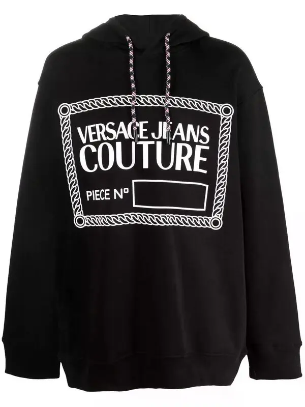 Versace Logo-print Pullover Hoodie