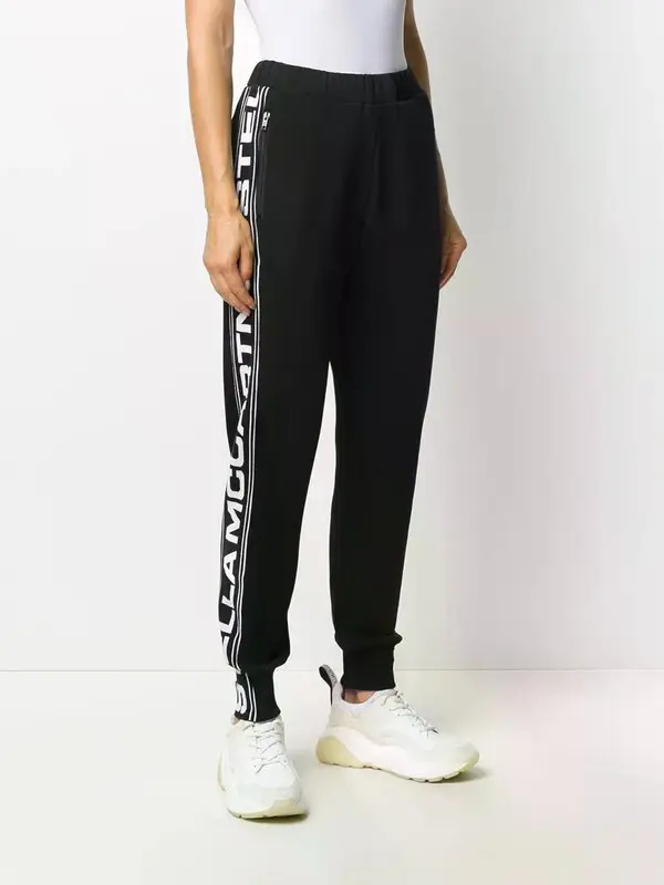 Stella McCartney Logo Stripe Tapered Track Pants