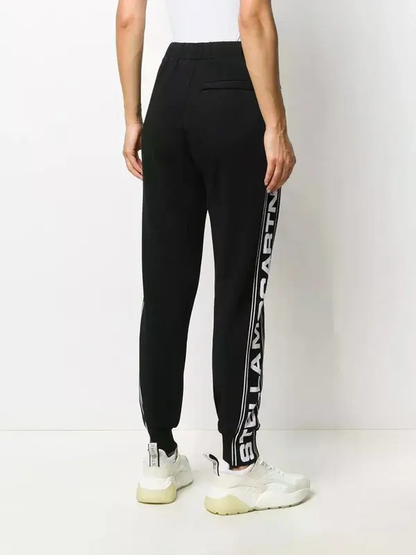Stella McCartney Logo Stripe Tapered Track Pants