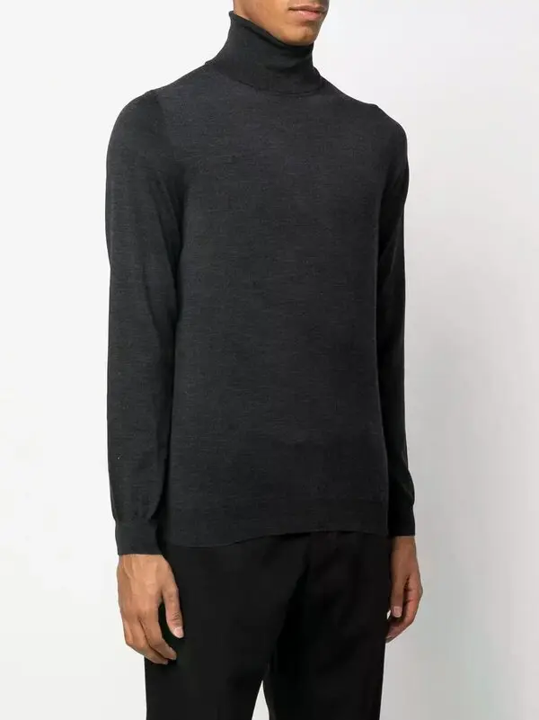 ZANONE Roll Neck Jumper - Grey