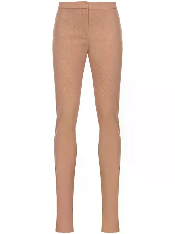 Pinko Skinny-cut Ankle-slit Trousers