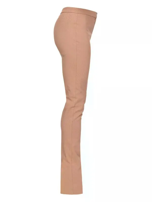 Pinko Skinny-cut Ankle-slit Trousers
