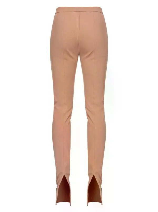 Pinko Skinny-cut Ankle-slit Trousers