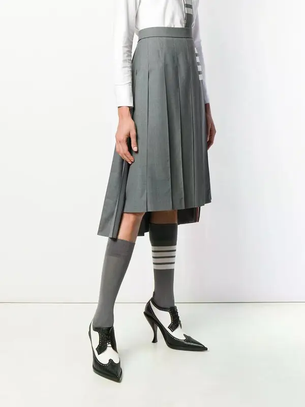 Thom Browne 4-bar Pleated Skirt