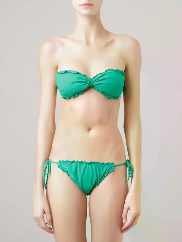 AMIR SLAMA Ruched Bikini Bottom