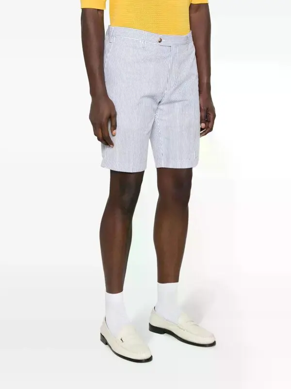LARDINI Striped Chino Shorts