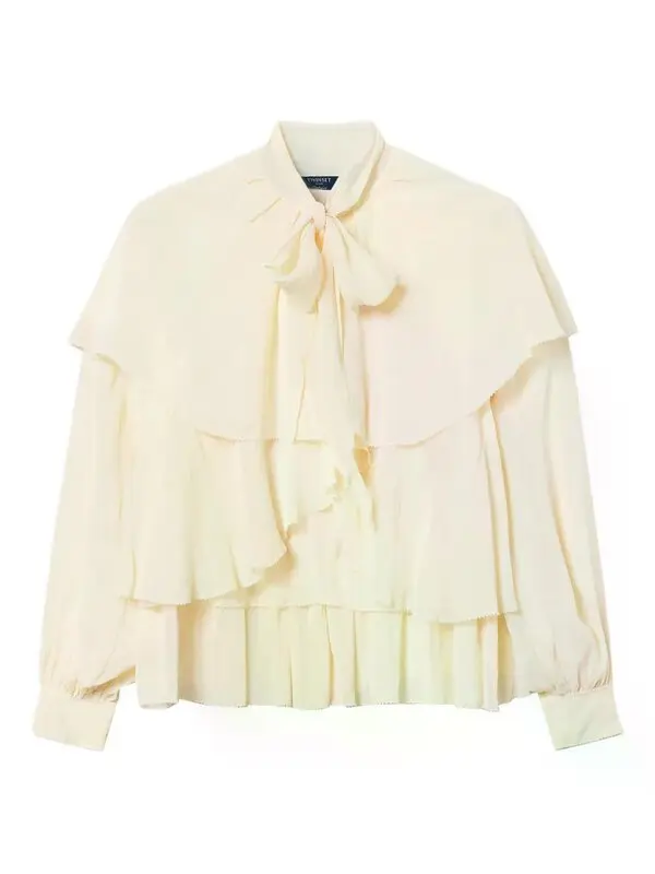 TWINSET Flounce-design Blouse - Neutrals