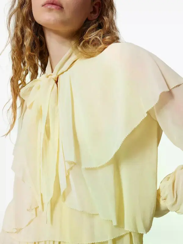 TWINSET Flounce-design Blouse - Neutrals