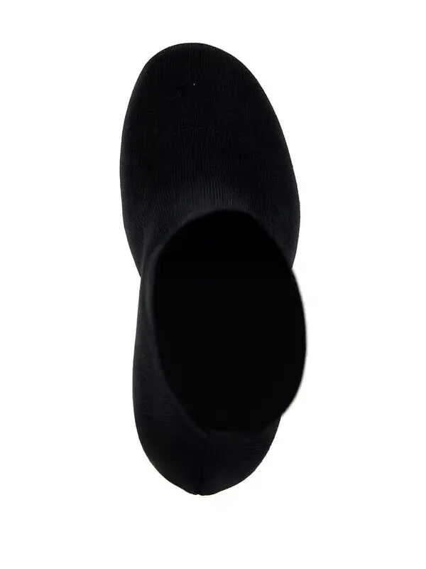 Alexander McQueen 105mm Heeled Slip-on Boots