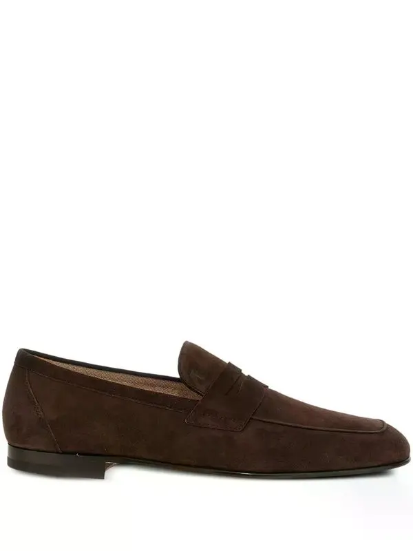 TOD'S Pashmy Suede Loafers - Brown