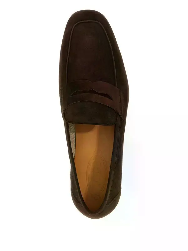 TOD'S Pashmy Suede Loafers - Brown