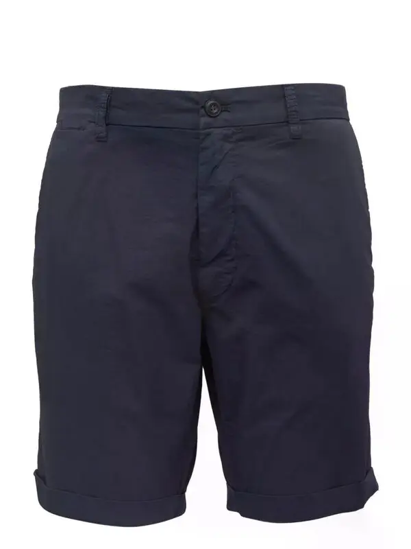 MASON'S Logo-patch Shorts - Blue