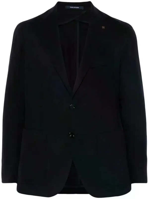 Tagliatore Single-breasted Blazer - Blue