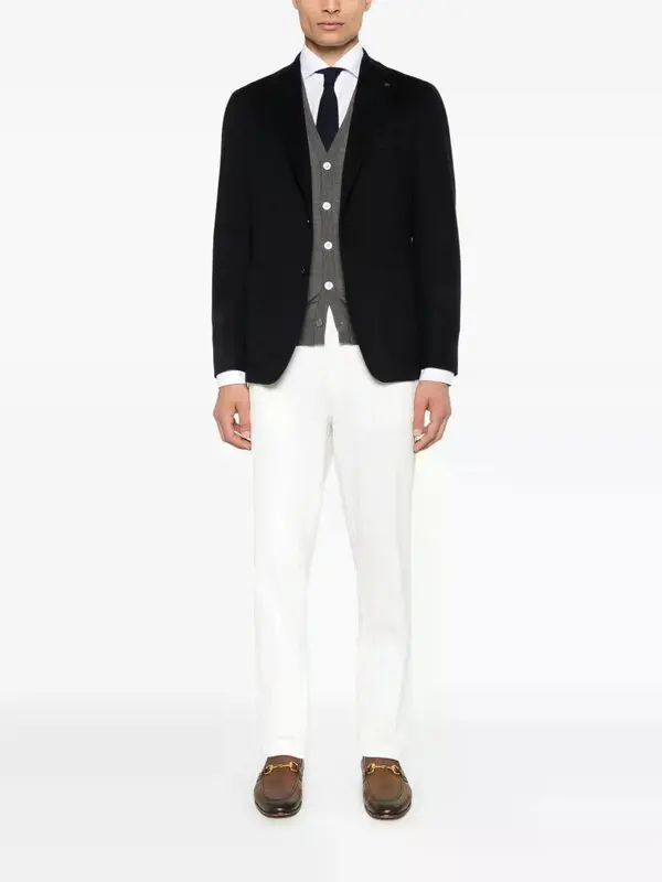 Tagliatore Single-breasted Blazer - Blue