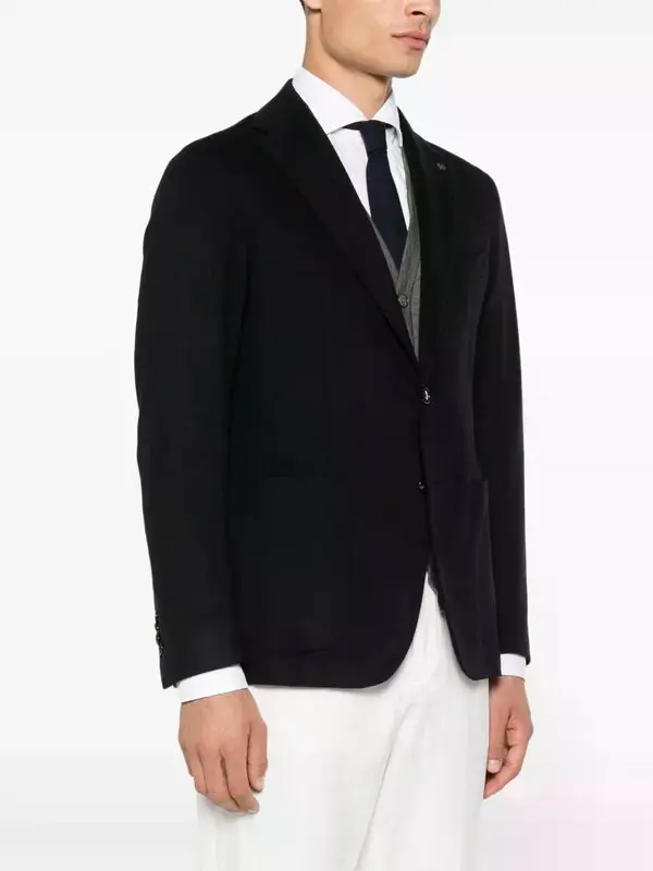 Tagliatore Single-breasted Blazer - Blue