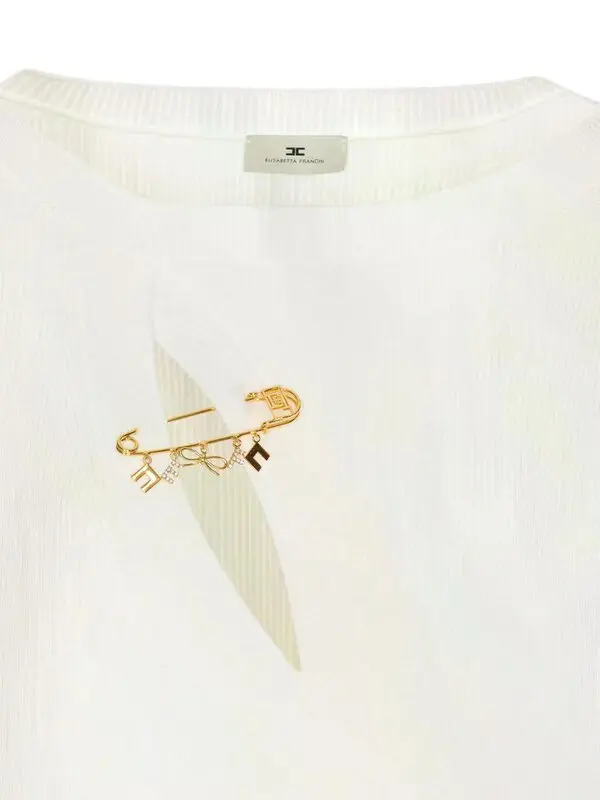 Elisabetta Franchi Cut-out Detail Jumper