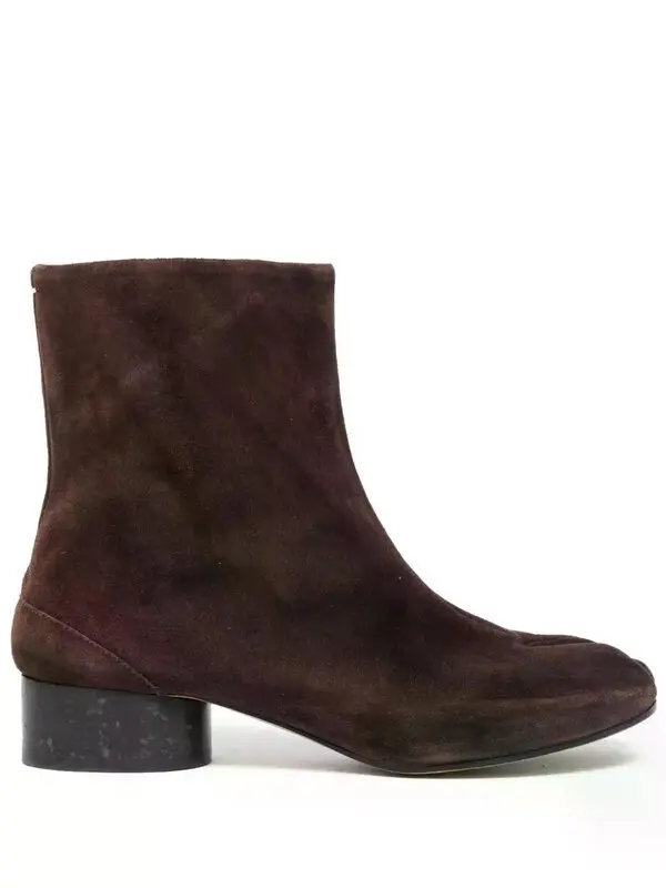 MAISON MARGIELA Tabi 30mm Suede Ankle Boots