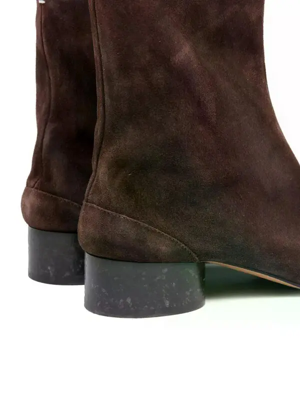 MAISON MARGIELA Tabi 30mm Suede Ankle Boots