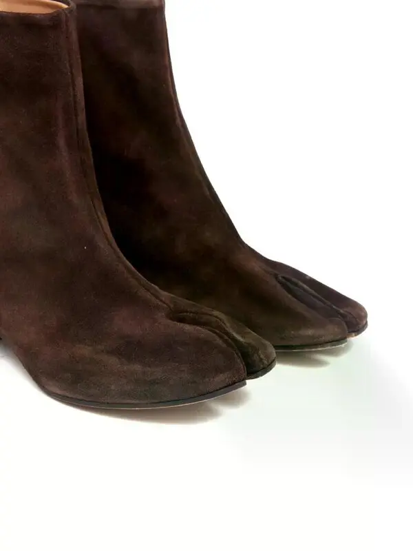 MAISON MARGIELA Tabi 30mm Suede Ankle Boots