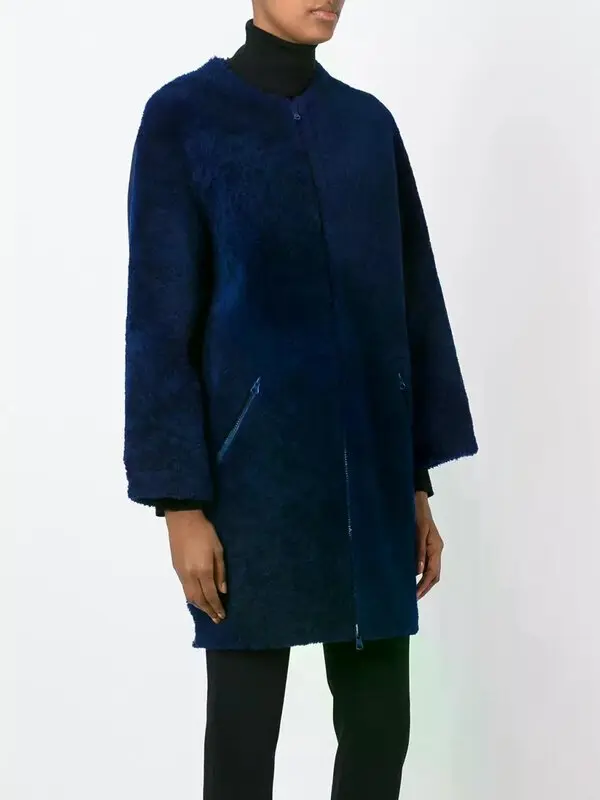 SPRUNG FRÈRES Reversible Lamb Fur And Lambskin Coat
