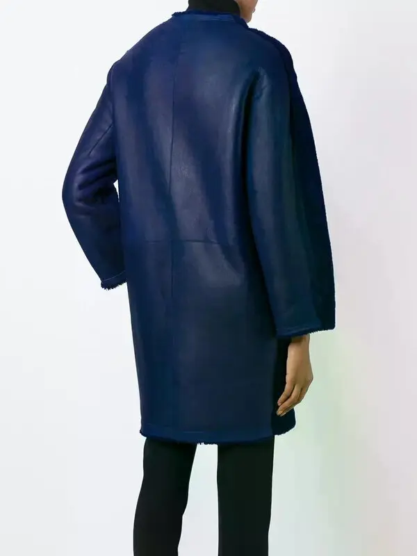 SPRUNG FRÈRES Reversible Lamb Fur And Lambskin Coat