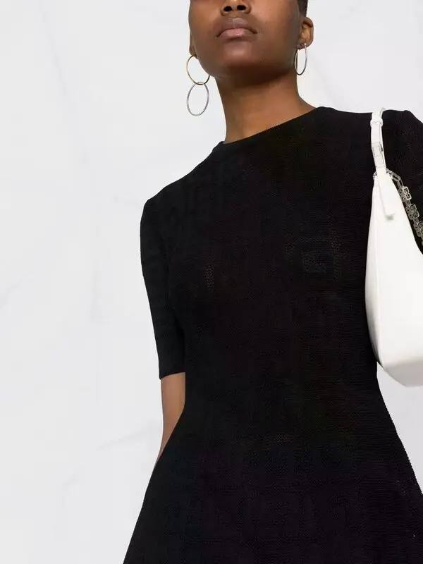 Givenchy 4g Jacquard A-line Dress