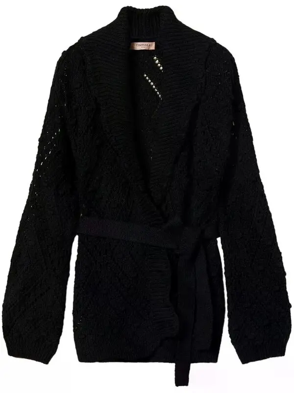TWINSET Knitted Cardigan With Detachable Belt