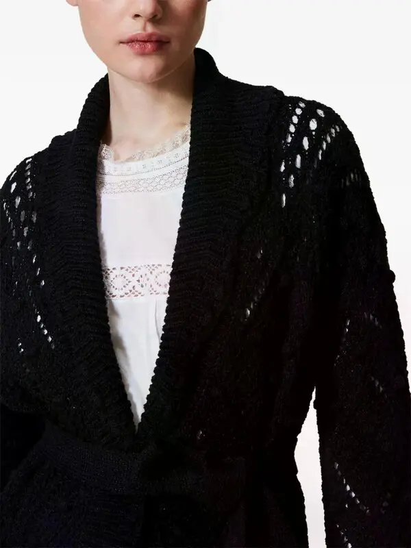 TWINSET Knitted Cardigan With Detachable Belt