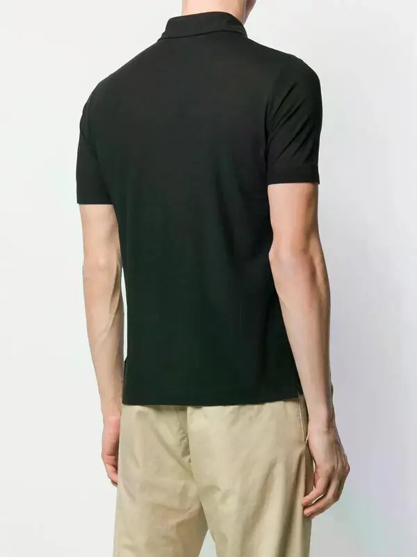 ZANONE Basic Polo Shirt - Black