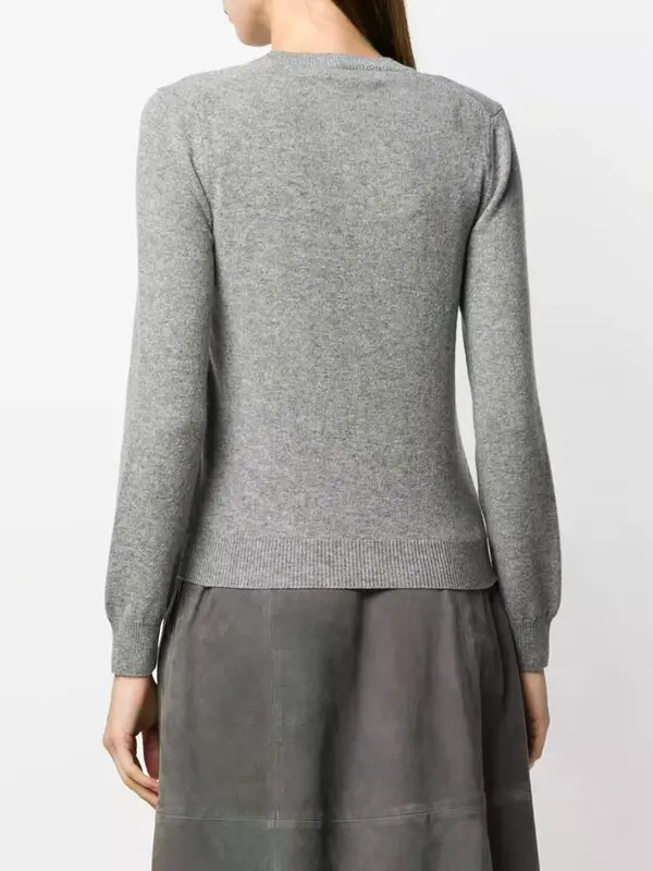 Play Comme Des Garcon Long Sleeve V-neck Sweater