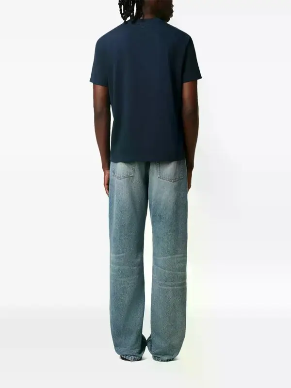 AMI Paris De Coeur Cotton T-shirt - Blue