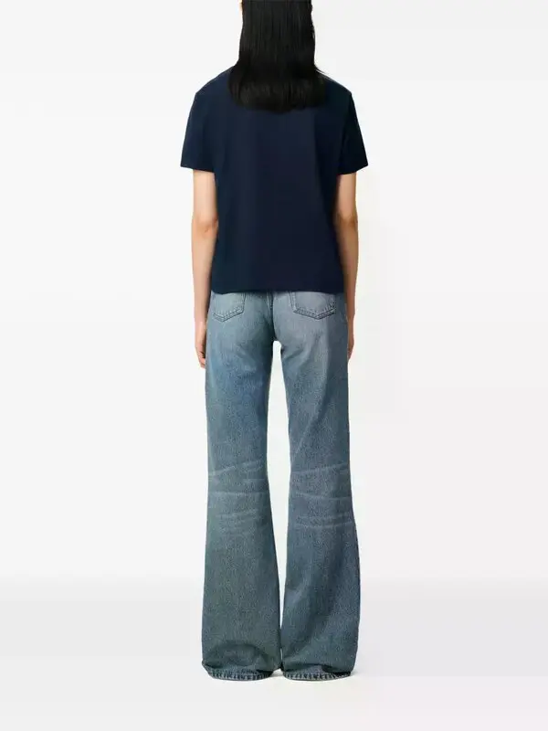 AMI Paris De Coeur Cotton T-shirt - Blue